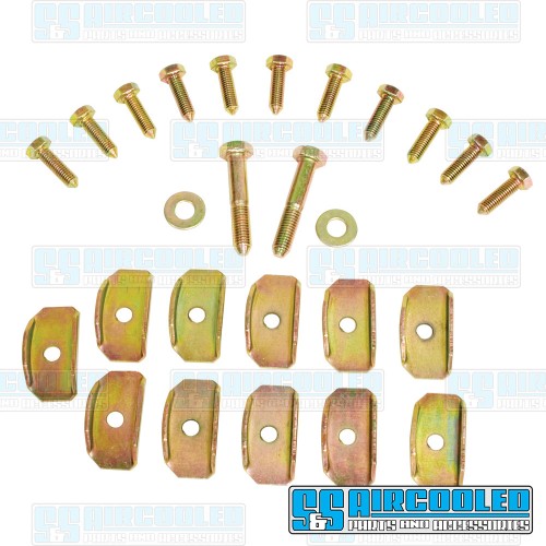 Floor Pan Hardware, Pan to Body, Left or Right, VW Bug, Super Beetle