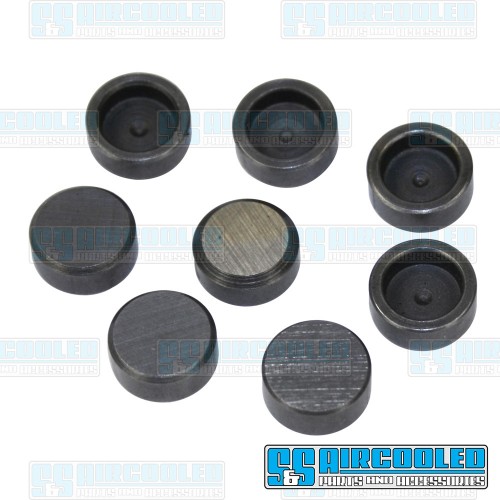 EMPI Valve Stem Lash Caps, 00-4006-0, 8mm, Hardened, VW Bug, Super ...