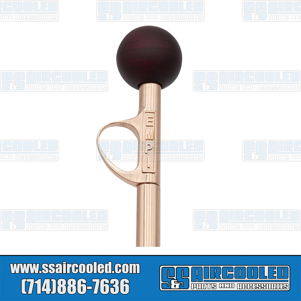 EMPI VW Shifter, Trigger/Hurst Style, Extra Tall, Rosewood, Copper, VW Bus
