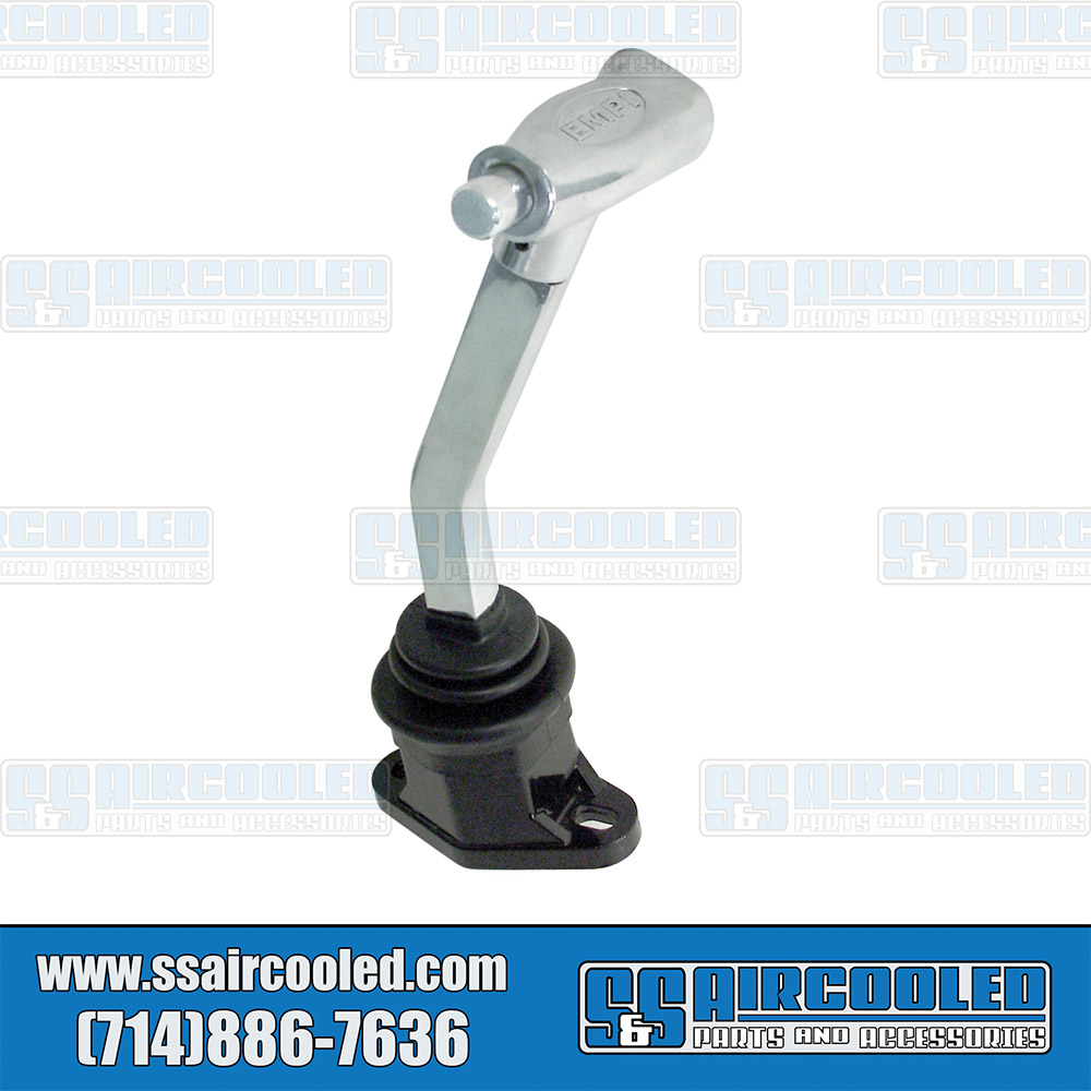 EMPI Shifter, T-Handle Style, Tall, Polished w/Black Base, VW Bug ...
