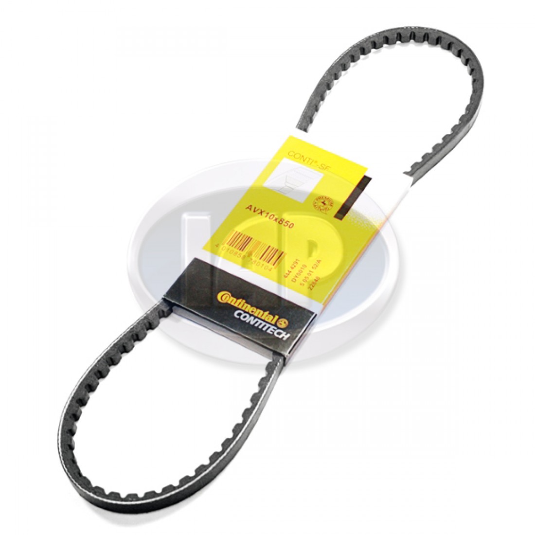 Continental Fan Belt, 10X850, 10mm x 850mm, Fits with a Power Pulley, VW