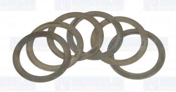 Flywheel Shim Kit, 113198208K, .24-.38mm, 12-1600cc, VW Bug, Super ...