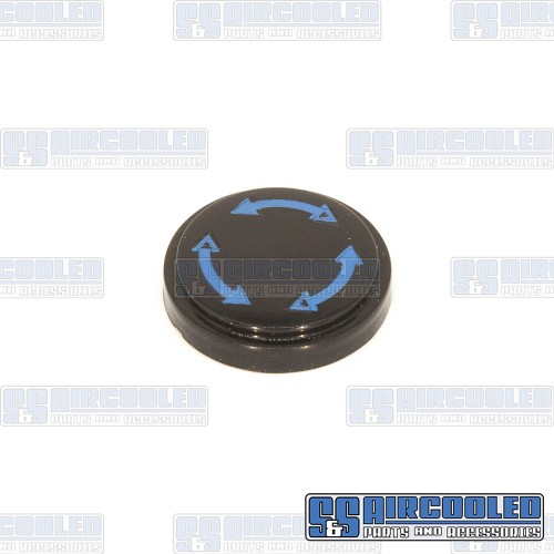 Volkswagen Dash Knobs & Knob Inserts for Aircooled Bug, Super Beetle ...