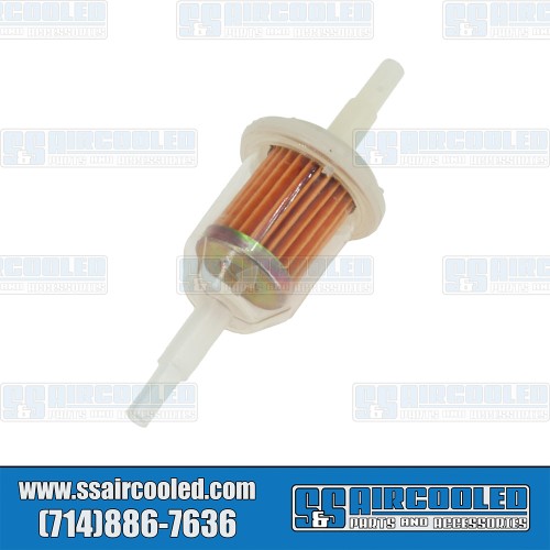 Fuel Filter, In-Line, VW Bug, Super Beetle, Ghia, Bus, Type 3, Thing