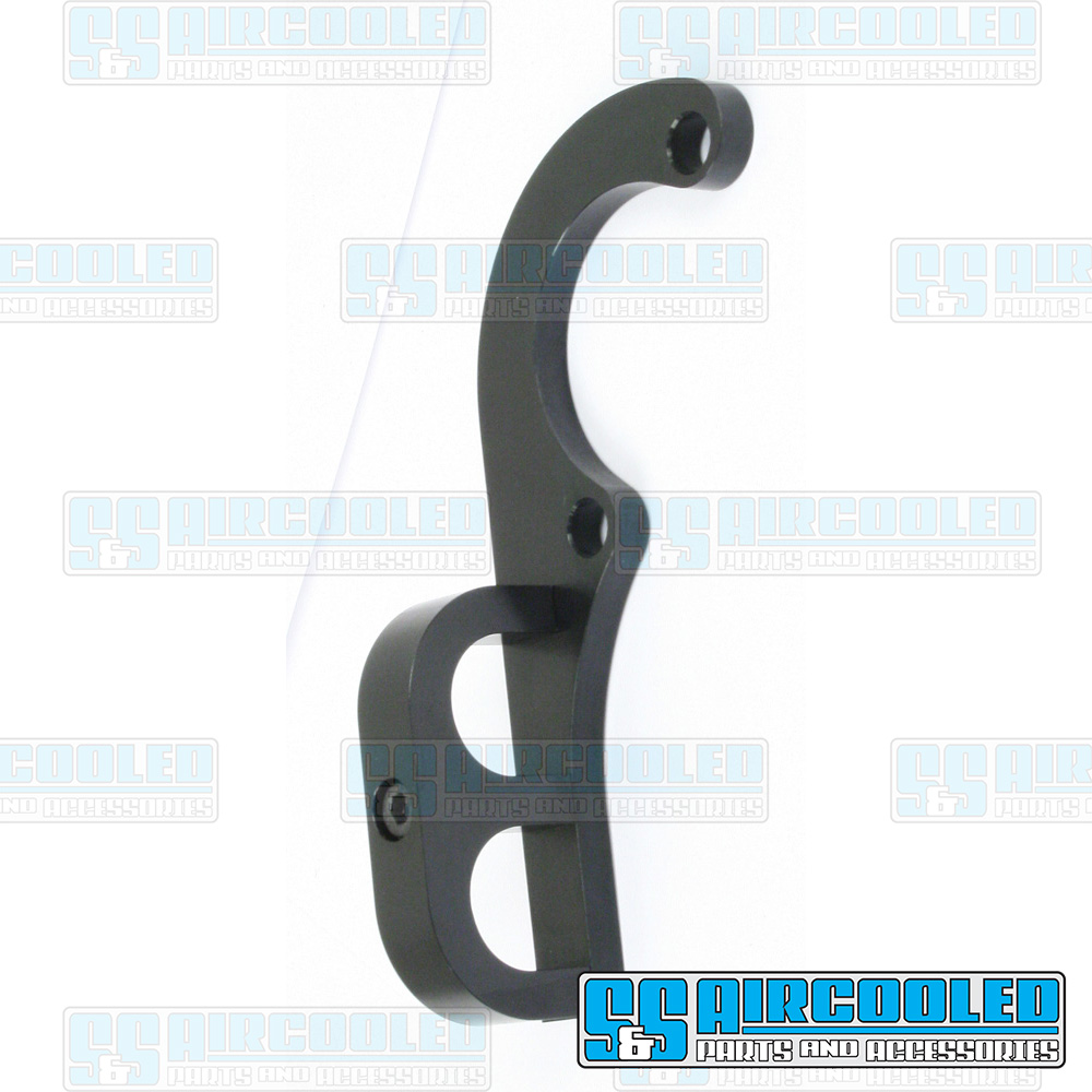 EMPI Fuel Flow Oil Line Bracket, 17-2809-0, Billet, Black