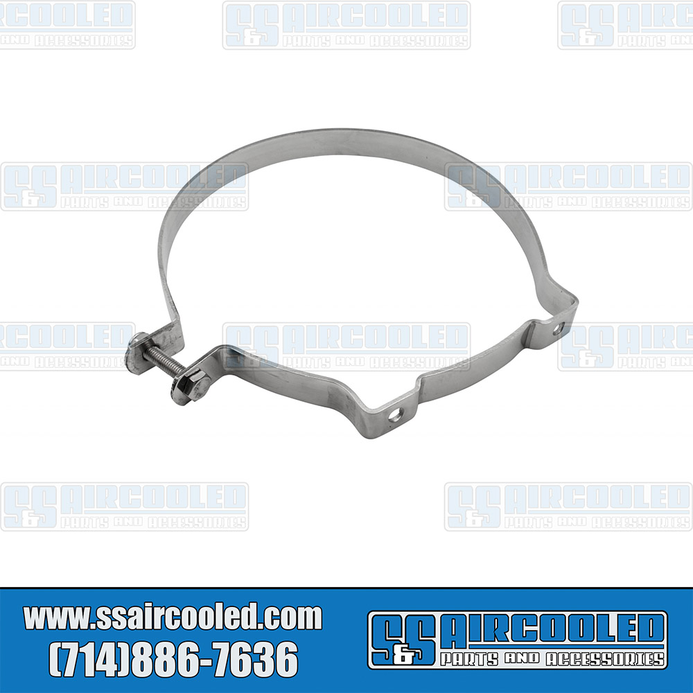 Gas Tank Brackets, 8" Dia., Stainless Steel, VW Baja, VW Buggy, VW Sand ...