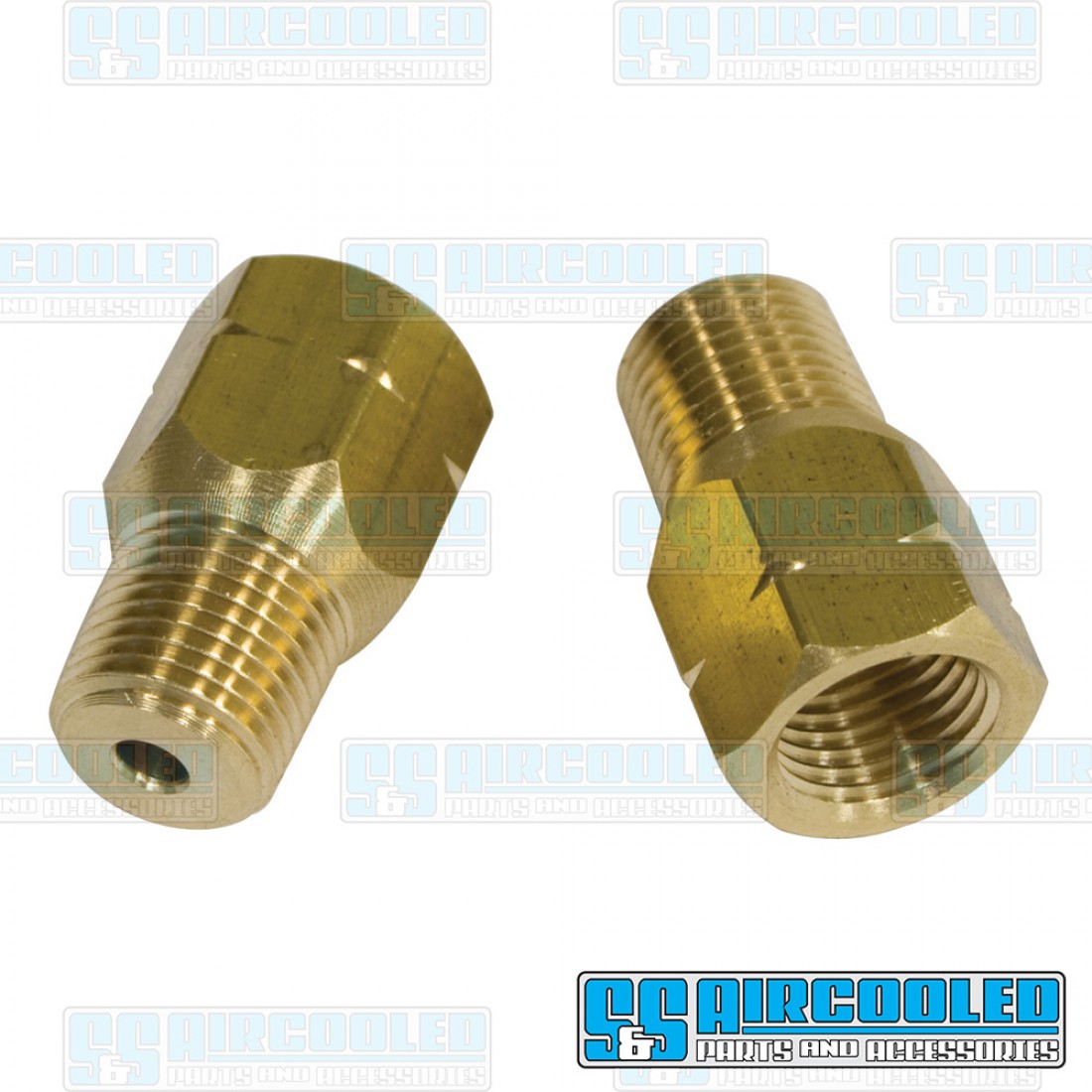 EMPI Brake Line Conversion Fitting, 18-1102-0, 1/8-27 NPT to M10-1.0 ...