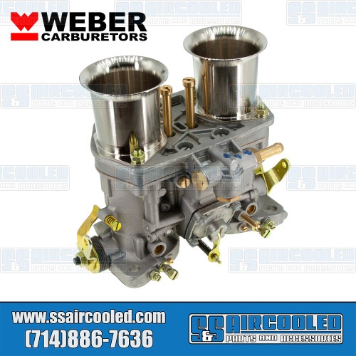 Weber VW Carburetor, 44mm IDF with Velocity Stacks, VW Bug, Super ...