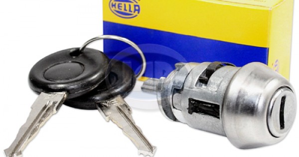 Hella Ignition Switch, 113905855BH, Lock Cylinder w/Keys, VW Bug, Super ...