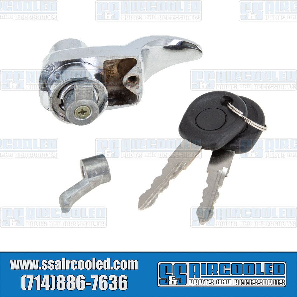 VW Rear Hatch Lock, Push Button w/Keys, VW Bus