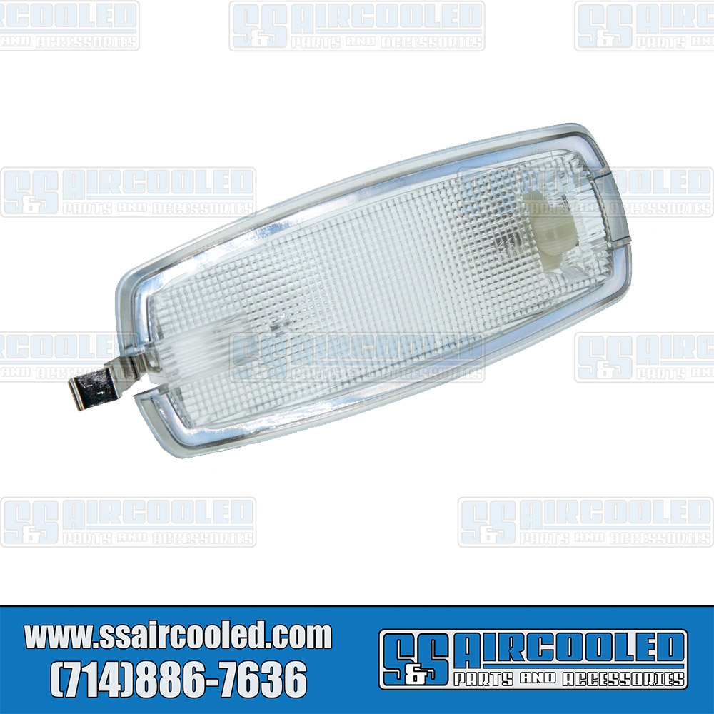 VW Dome Light, Interior, Chrome Bezel, VW Bus
