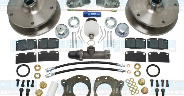 EMPI Disc Brake Kit, 22-2935-0, Front, 5x205mm, Bolt-On, VW Bus