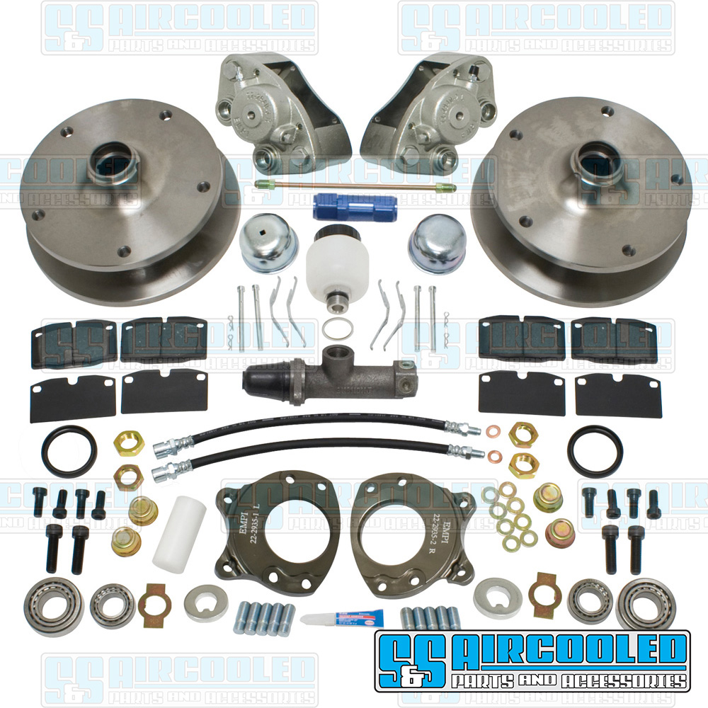 EMPI Disc Brake Kit, 22-2937-0, Front, 5x205mm, Bolt-On, VW Bus
