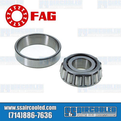 FAG Wheel Bearing, 311405645, Front, Outer, VW Bug, Super Beetle, Ghia ...