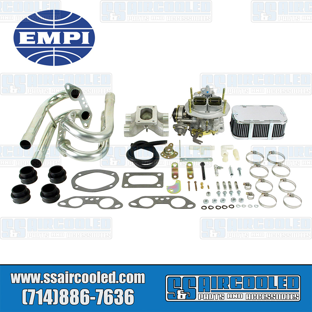 EMPI VW Carburetor Kit, Single 32/36 EPC Progressive w/Air Filter, VW Bus