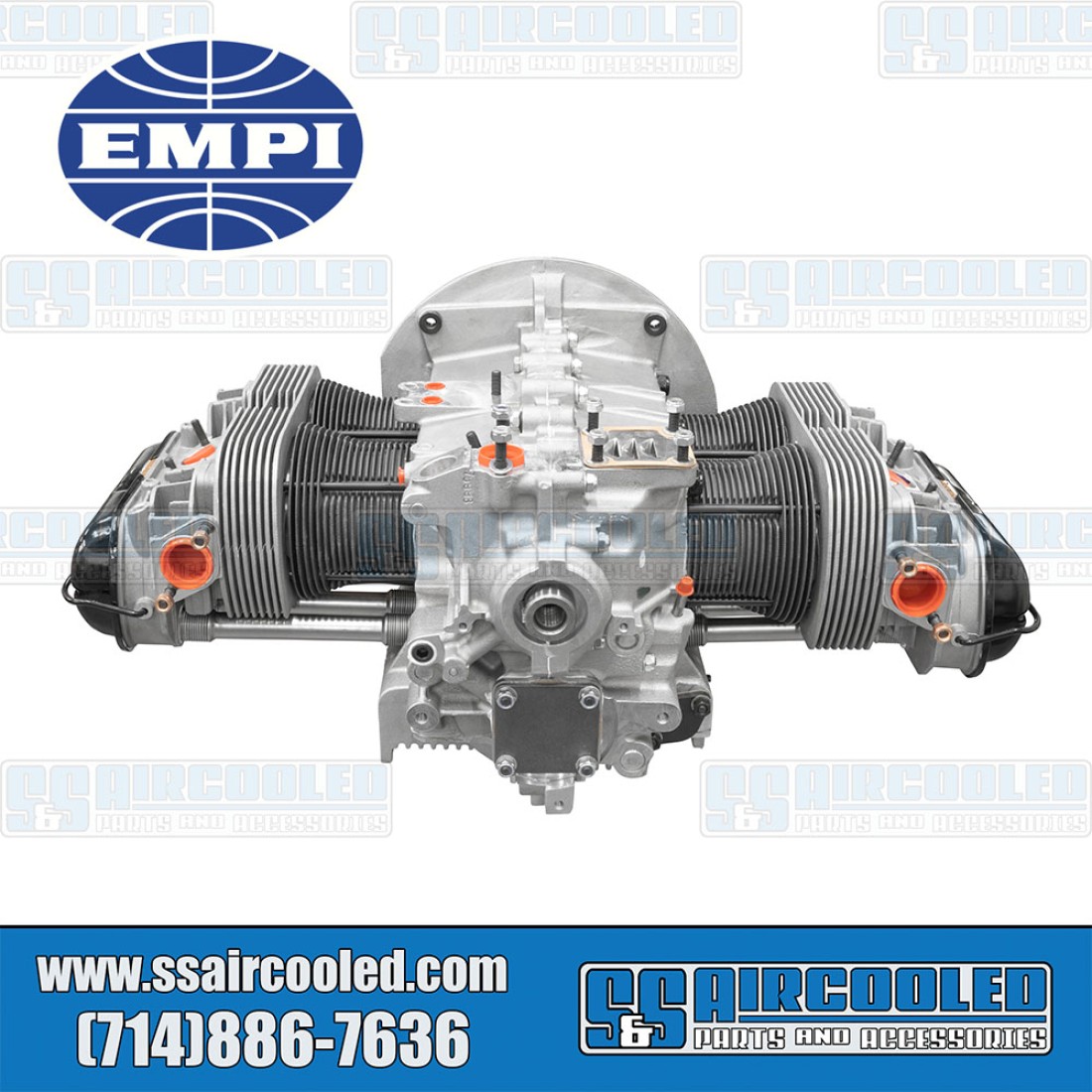 EMPI Engine Long-Block, 1914cc, Dual Port, New, VW Bug, Super Beetle ...