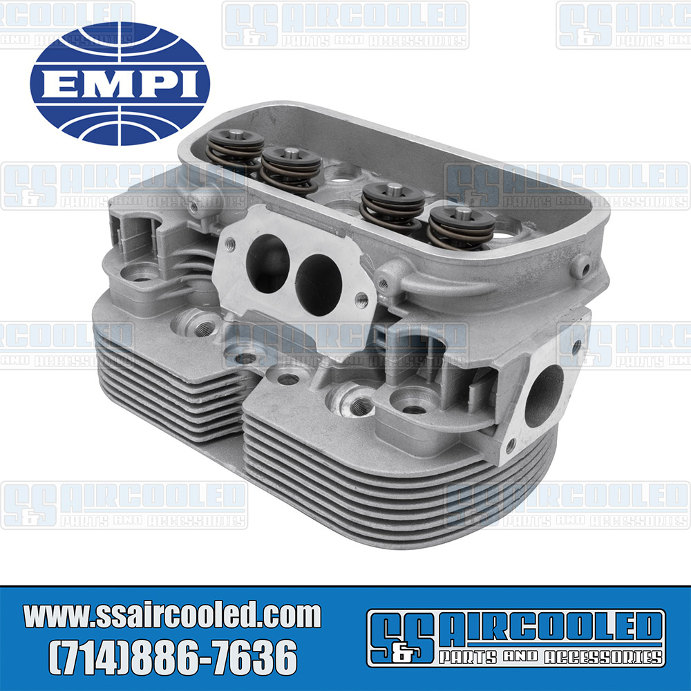 EMPI VW GTV-2 Cylinder Head, 42x37.5mm, 90.5/92mm, Dual Springs, VW Bug ...