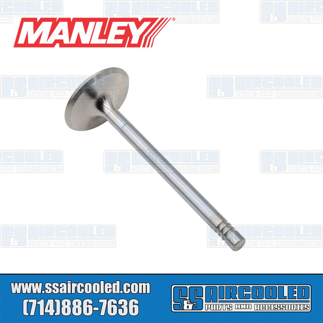 Manley VW Exhaust Valve, 35.5mm, Triple Groove, Stainless Steel, VW Bug ...
