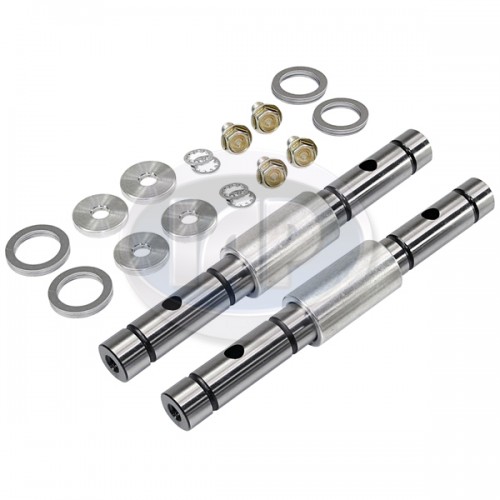 Rocker Shaft Kit, Solid Shaft w/Floating Spacer, Includes Shims, VW Bug ...