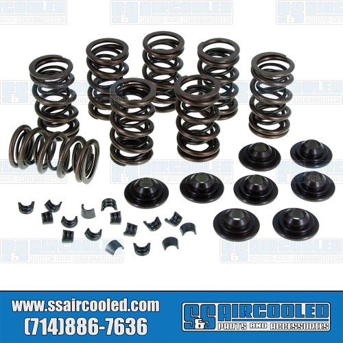 Valve Spring Kit, Dual Springs, Chromoly Retainers, Hardened Valve ...