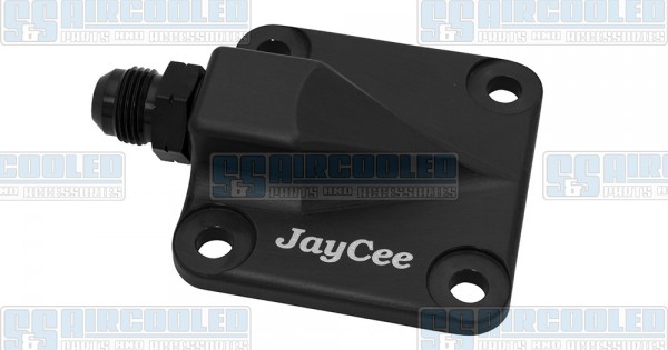 JayCee Oil Pump Cover, FF-BK, 8mm Studs, Full Flow Style, Billet ...