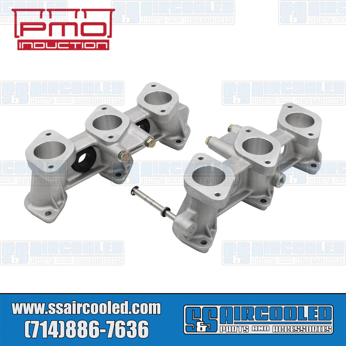 PMO Induction Intake Manifolds, 40mm x 32mm, 82mm Tall, Carbureted or ...