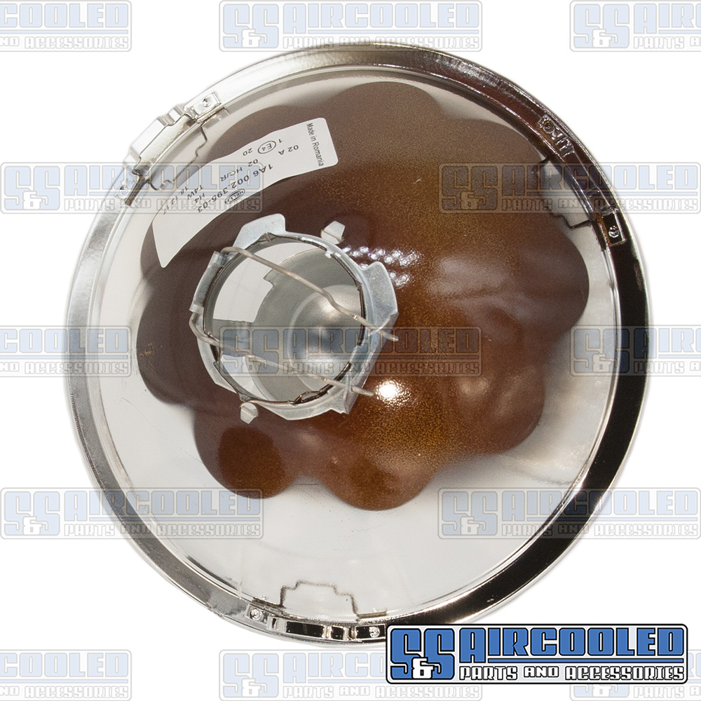 Hella Headlight, H4, 12 Volt 55/60W, 7in. Housing, VW Bug, Super Beetle ...