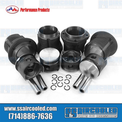 AA Performance Products Piston & Cylinder Set, 88 x 69mm, Cast, Machine ...