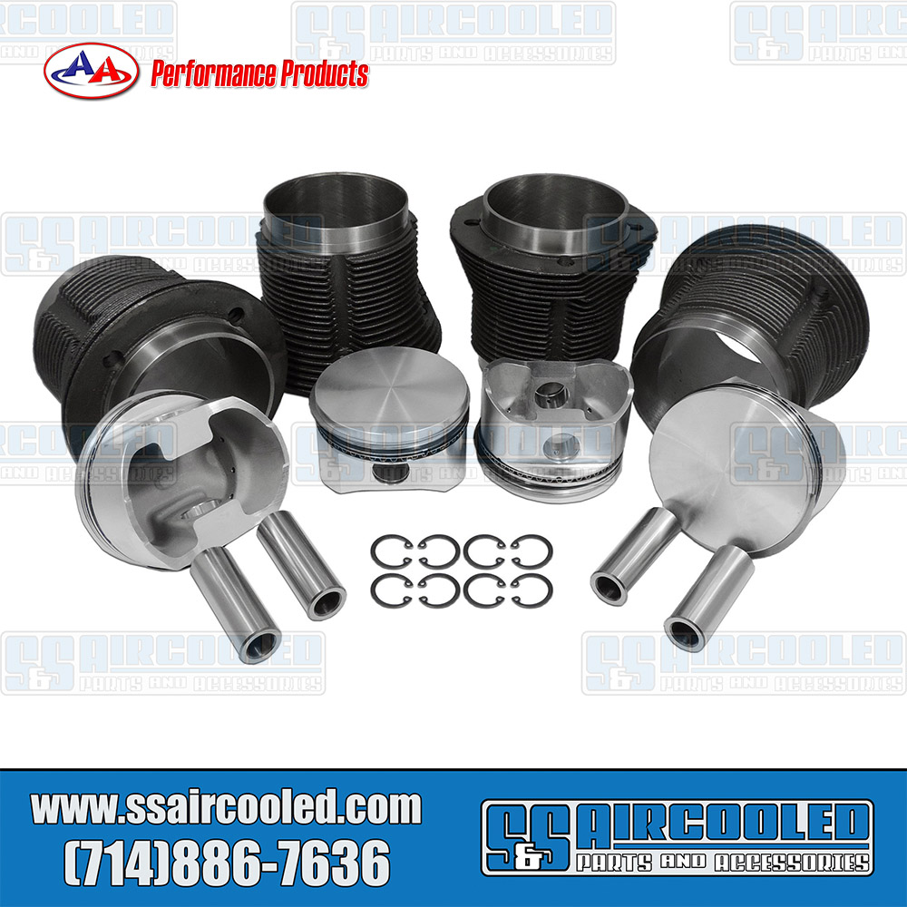 AA Performance Products Piston & Cylinder Set, 92 x 82mm, Forged, VW ...