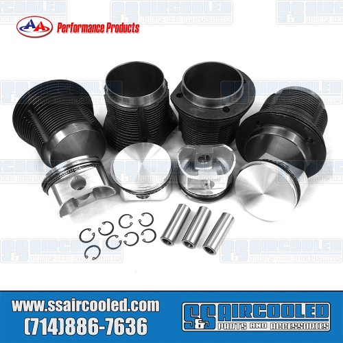 AA Performance Products Piston & Cylinder Set, 94 x 82mm, Forged, VW ...